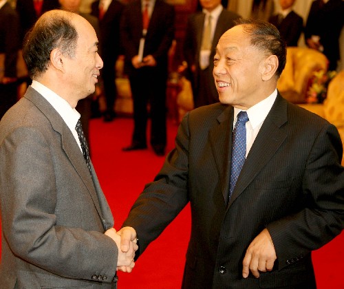 李肇星会见六方会谈各国代表团团长