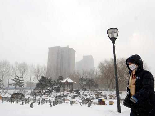 吉林迎来大风降雪降温天气