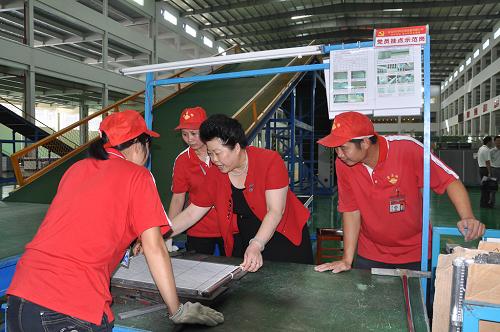 民企党支部带领企业转型升级